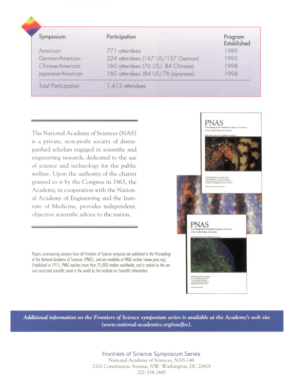 Frontiers of Science